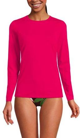 Lands End Badeshirt, Damen, Größe:36-38 regular, Rot, Nylon-Mischung, by Lands End