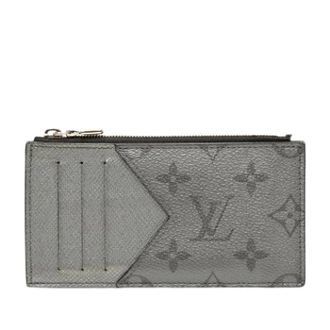 Louis Vuitton Porte-cartes Monogram Eclipse Pre-owned - Femme - Pre-owned - Gris - Taille: ONE Size
