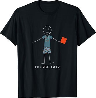 Whyitsme Design Lustige Krankenschwester f&uuml;r Herren RN Jungen Stillen T-Shirt