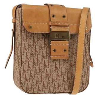 Dior Pre-owned Trotter Canvas Schultertasche - - Pre-owned - Damen - Beige - ONE SIZE