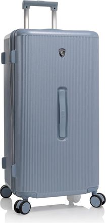 Heys Hartschalen-Trolley HEYS Earth Tone Trunk L, Gr. B/H/T: 38cm x 77,5cm x 37,8cm 106 l, grau (glacier grau), Polycarbonat, unifarben, Koffer, Trunk-Koff