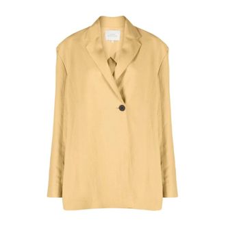 STUDIO NICHOLSON Ein-Knopf-Sakko - - Jackets - Damen - Beige - S