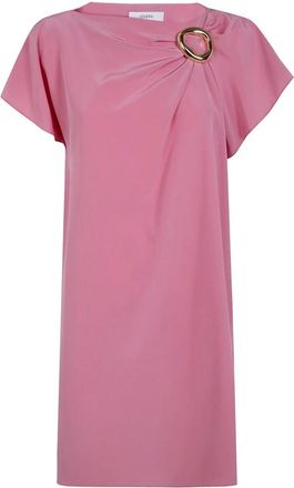 Joseph Femme, Robes, Violet, Taille: 36 FR Anika Dress Satin Twill