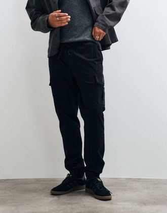 Barbour Outline Cargo-Hose in Schwarz