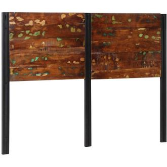 vidaXL Kopfteil 140 cm Altholz Massivholz und Eisen Vidaxl