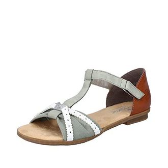 Rieker Womens 64250 Sandal, blanc, 39 EU