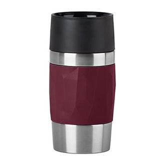 Emsa N21609 Travel Mug Compact Thermo-/Isolierbecher aus Edelstahl | 0,3 Liter | 3h hei&szlig; | 6h kalt | BPA-Frei | 100% dicht | auslaufsicher | sp&uuml;lmaschineng