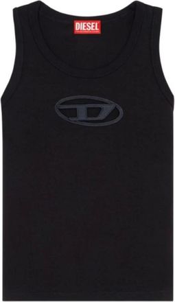 Diesel Femme, Tops, Noir, Taille: 36 FR D-Essence Cut-Out Tank Top