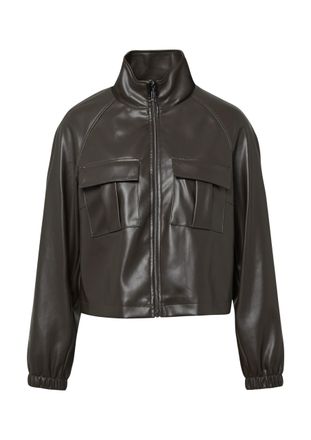 Comma Fake Lederjacke