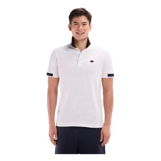 Eden Park Homme, Tops, Blanc, Taille: L Polo à Manches Courtes