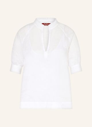 Max Mara Max Mara Studio Bluse Orvieto Mit R&uuml;schen weiss