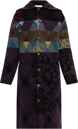 Dries Van Noten Masan Long Cardigan - Homme - Pulls - Violet - Taille: M