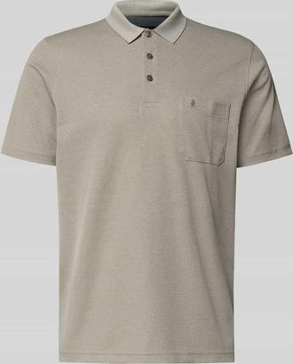 Ragman Regular Fit Poloshirt mit Knopfleiste und Brusttasche
