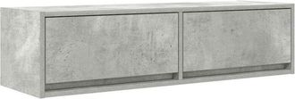 vidaXL Vidaxl - Meuble tv Gris béton 100 x 31 x 25.5 cm Bois dingénierie