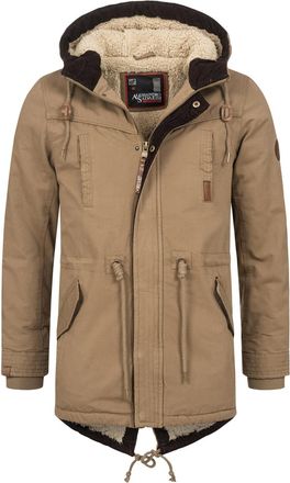 Alessandro Salvarini Winterjacke ALESSANDRO SALVARINI ASMenara, Herren, Gr. XXXL (58), braun (camel), Obermaterial: 100% Baumwolle; Innenseite: 100% Polyester; Wattierung:
