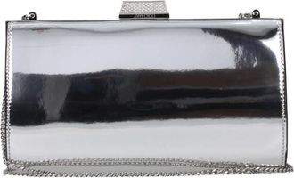 Jimmy Choo London Femme, Sacs, Gris, Taille: ONE Size Elegant Leather Clutch Bag