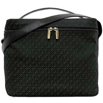 Loewe Pre-owned Toile sacs-main - Femme - Pre-owned - Noir - Taille: ONE Size