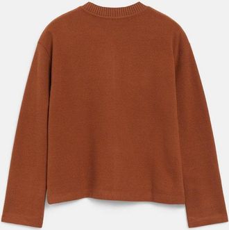 s.Oliver Sweatshirt Sweatshirt Angerautes Sweatshirt im Relaxed Fit