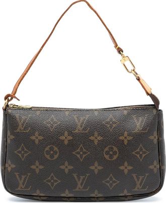 Louis Vuitton Hobo Bags - Monogram Pochette Accessoires - Gr. unisize - in Braun - f&uuml;r Damen