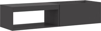 vidaXL Vidaxl - Feuerplatz Schwarz 160 x 45 x 35 cm Kaltgewalzter Stahl