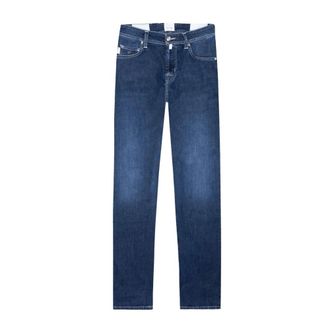 Sartoria Tramarossa Homme, Jeans, Bleu, Taille: W36 Jean Slim-Fit en Coton &agrave; Cinq Poches