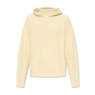 Givenchy Cord Embroidered Logo Hoodie - - Sweatshirts & Hoodies - Herren - Beige - S