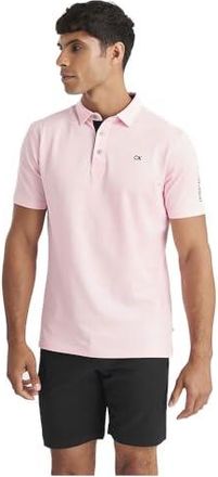 Calvin Klein Polo Uni Golf pour Hommes - Rose b&eacute;b&eacute; - XL