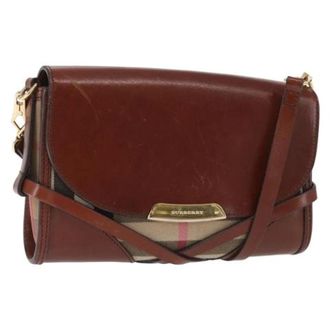 Burberry Pre-owned Cuir sacs-ports-paule - Femme - Pre-owned - Brun - Taille: ONE Size