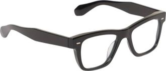 Oliver Peoples Homme, Accessoires, Noir, Taille: ONE Size Rectangle Eyeglasses