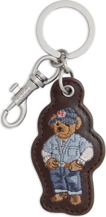 Polo Ralph Lauren Schl&uuml;sselanh&auml;nger mit Polo Bear-Stickerei - Braun