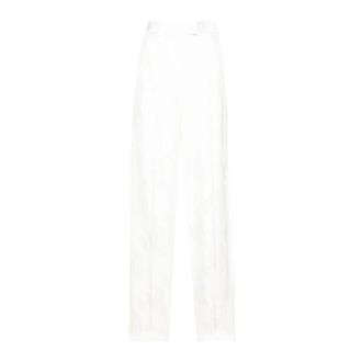 The Attico Logo Hose - - Trousers - Damen - Wei&szlig; - XS