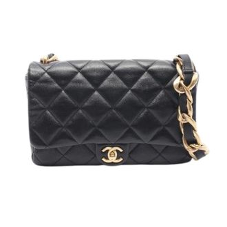 Chanel Pre-owned Large Flapbag Leder Schultertasche - - Pre-owned - Damen - Schwarzk - ONE SIZE