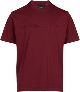 Canada Goose T-shirt ample &agrave; logo brod&eacute; en coton