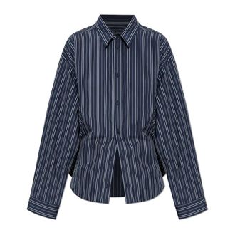 Balenciaga Hemd mit gestreiftem Muster - - Blouses & Shirts - Damen - Blau - M