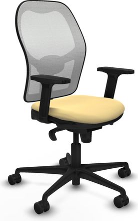 Piqueras y Crespo Home Office Chorquera mit 2D-Armlehnen, h&ouml;henverstellbare Lendenwirbelst&uuml;tze, ausgestattet mit 5 Positionen und eingespritztem Schaum. Mit Rollen von 