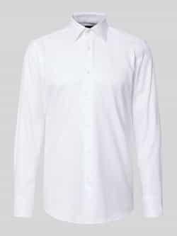 HUGO BOSS Slim Fit Businesshemd aus reiner Baumwolle Modell H-HANK-K