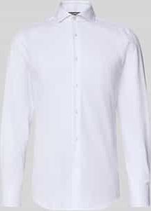 HUGO BOSS Slim Fit Businesshemd aus reiner Baumwolle Modell H-HANK-SP-B1