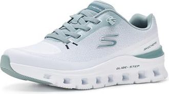 Skechers Homme Glide-Step Pro WAVERRA Chaussures de Sport Slip ins, Blanc Bleu, 42.5 EU