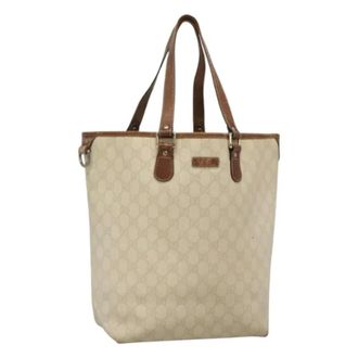 Gucci Pre-owned Cuir sacs-gucci - Femme - Pre-owned - Beige - Taille: ONE Size