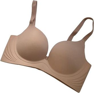 Generic 2026 Soutien-gorge pour femme sans couture confortable sans armatures, kaki, XL