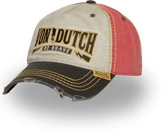 Von Dutch Casquette Baseball Adulte Devant avec Broderie Effet us&eacute; Retro Tiger TU