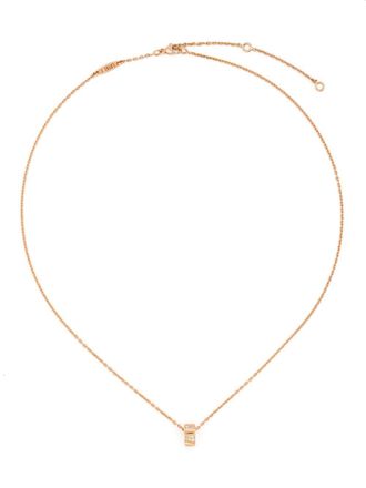 Loyal.e Paris collier Ride & Love en or rose 18ct pav&eacute; de diamants
