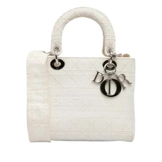 Dior Pre-owned Canvas Handtasche - - Pre-owned - Damen - Wei&szlig; - ONE SIZE