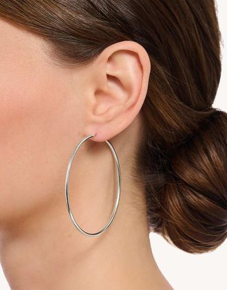 Thomas Sabo Grandes cr&eacute;oles en argent sterling-Argent&eacute;