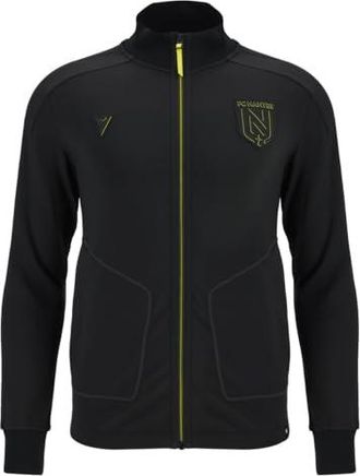 Macron Sweatshirt De Voyage Adulte Athleisure FC Nantes (FR/ES, Alpha/Lettres, L, Taille Normale, Taille Normale, Noir)