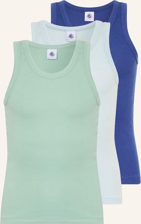 Petit Bateau Petit Bateau 3er-Pack Unterhemden blau
