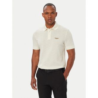 HUGO BOSS Poloshirt BOSS x ASTON MARTIN C-Prout 180 50565174 Creme Regular Fit