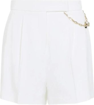 Elisabetta Franchi Femme, Shorts, Blanc, Taille: 38 FR Short Avorio 360