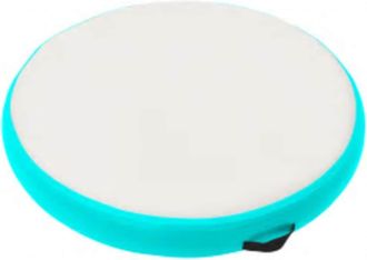 vidaXL Gymnastikmatte Aufblasbar mit Pumpe Turnmatte Tumbling Matte Training Fitnessmatte Yogamatte Trainingsmatte 100x100x20cm PVC Grün