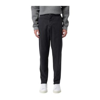 Kiton Homme, Pantalons, Noir, Taille: W34 Pantalon noir classique coupe d&eacute;contract&eacute;e